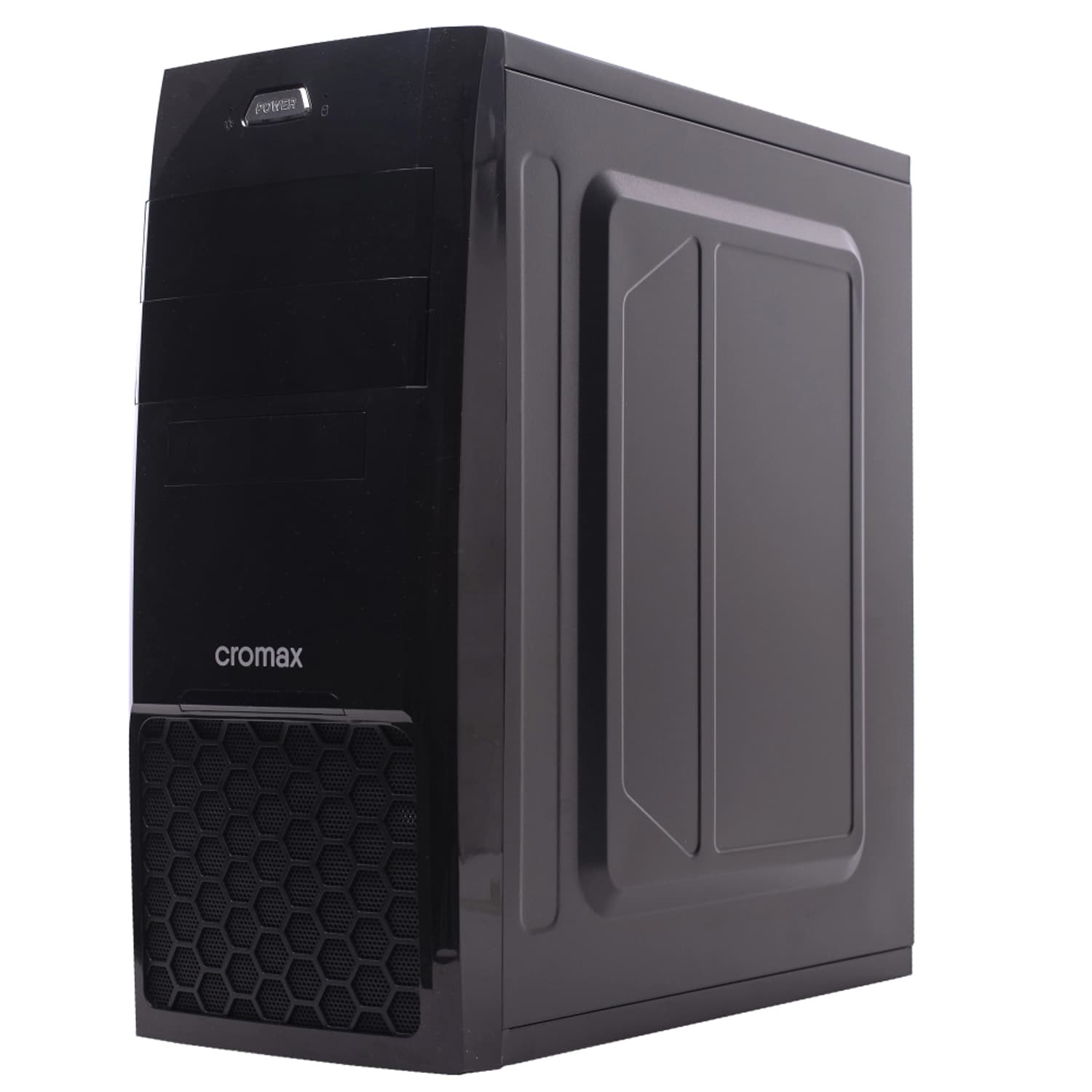 Gabinete CROMAX 2803 Negro Mid Tower C/Fuente 600W Standar - Elit