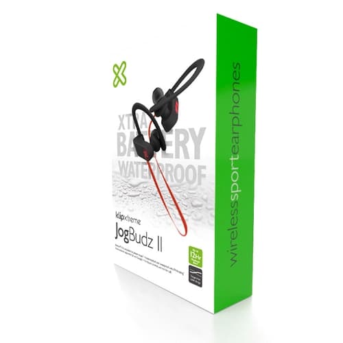 Auricular KLIP XTREME Jog Budz II Deportivo Blanco - Elit