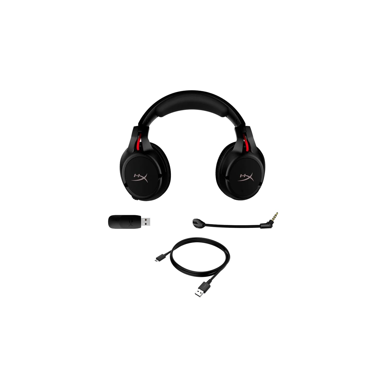 Auricular HYPERX Cloud Flight Wireless Negro y Rojo - Elit