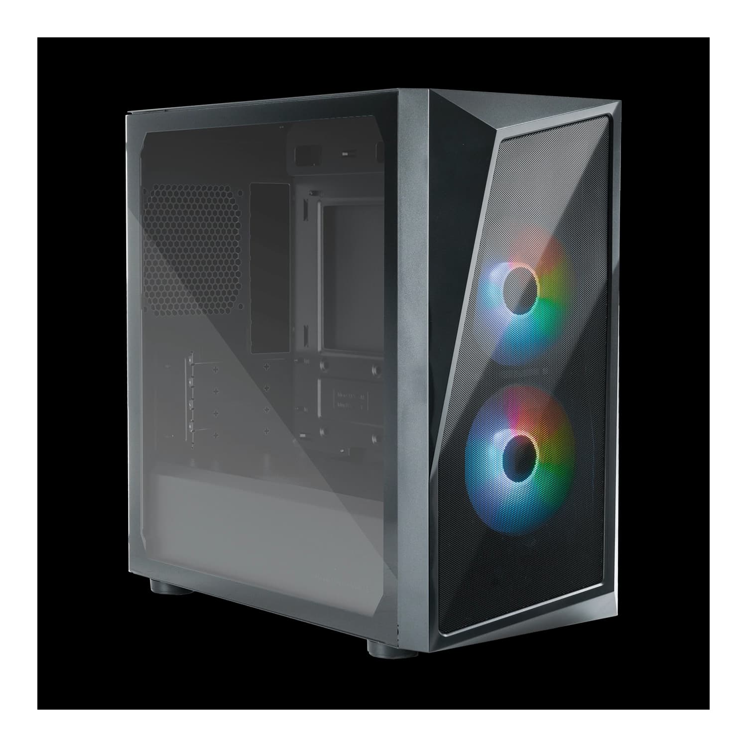 Gabinete COOLER MASTER CMP 320 Negro Mini Tower ARGB S/Fuente - Elit