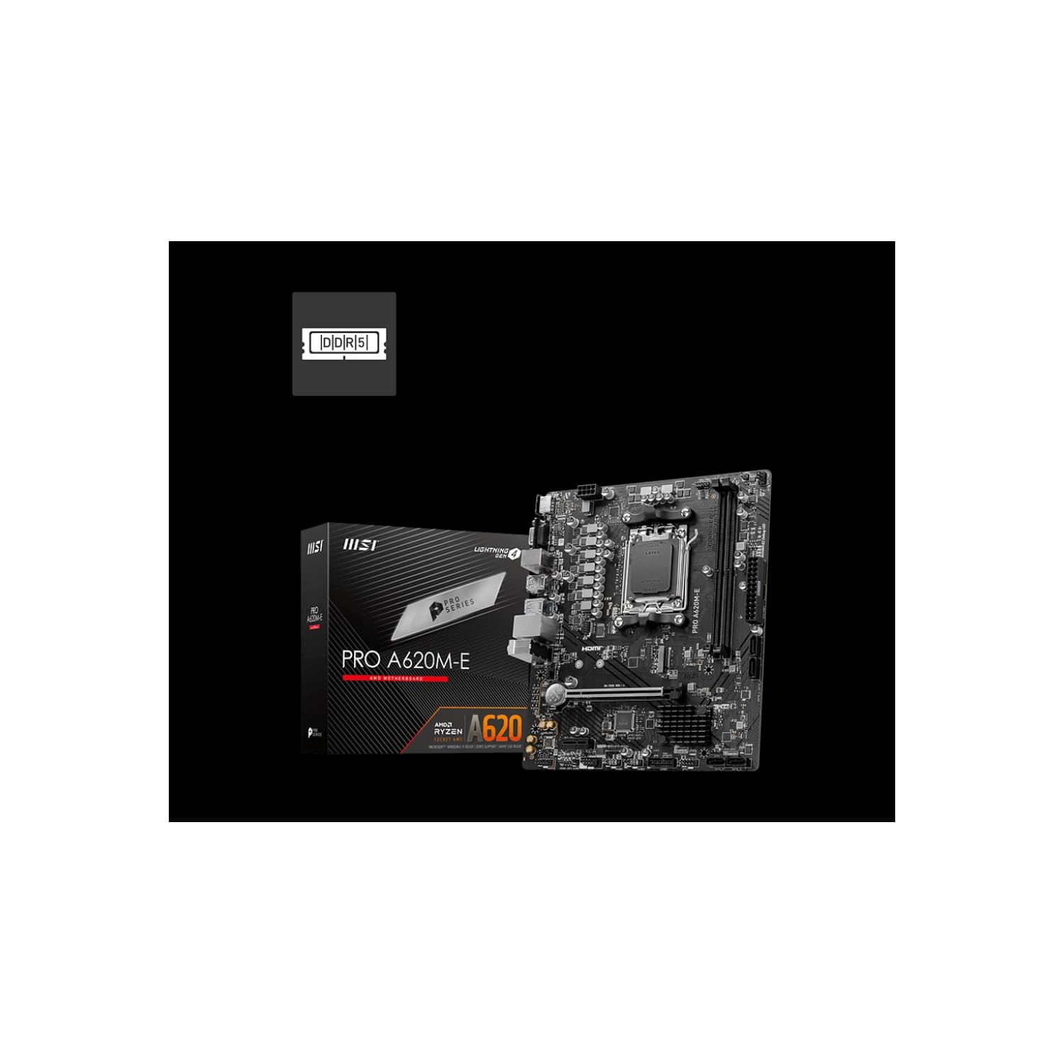 Motherboard MSI PRO A620M-E AM5 DDR5 - Elit
