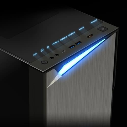 Gabinete GIGABYTE AC300G Gris Mid Tower ARGB S/Fuente - Elit